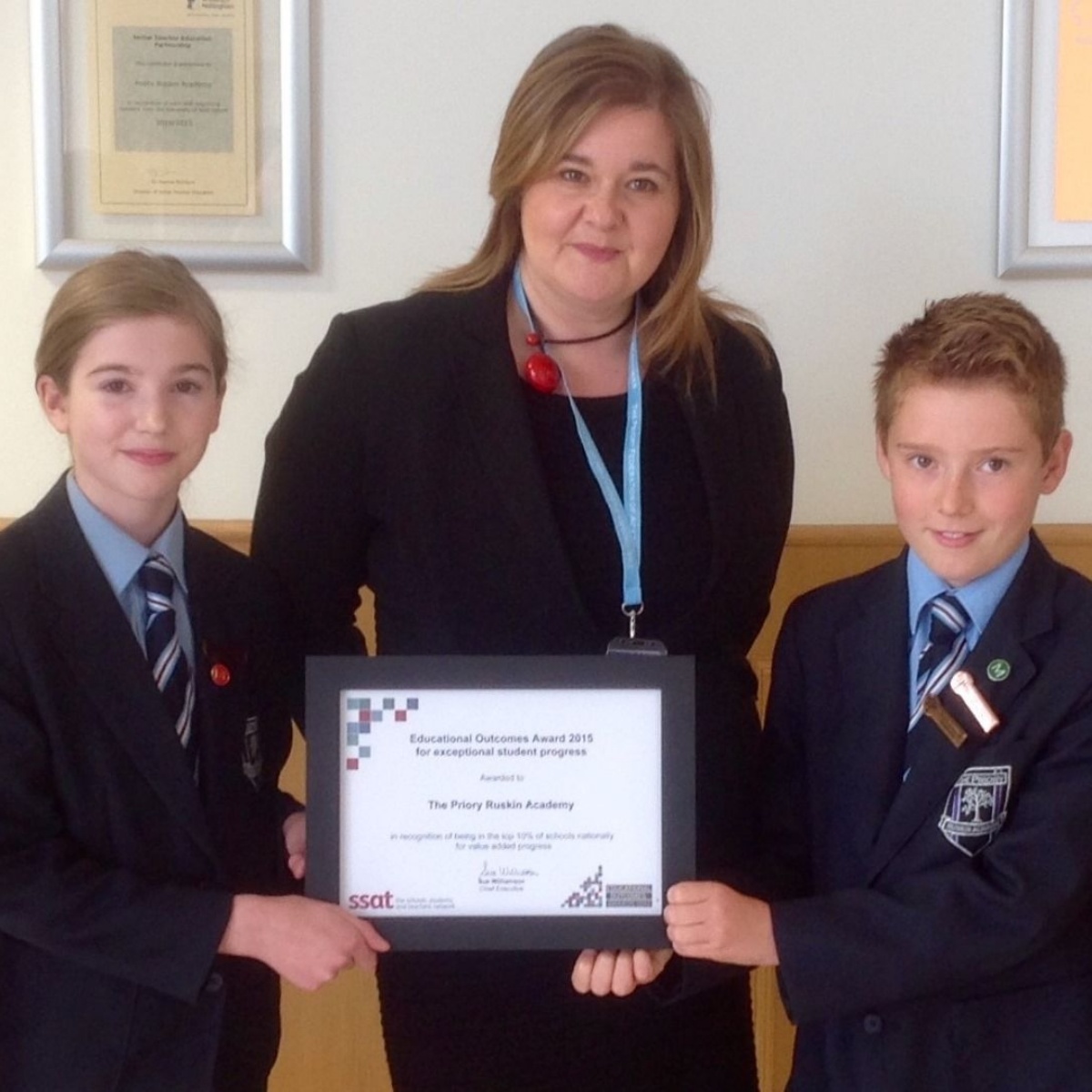 Priory Ruskin Academy - The Priory Ruskin Academy wins award for ...